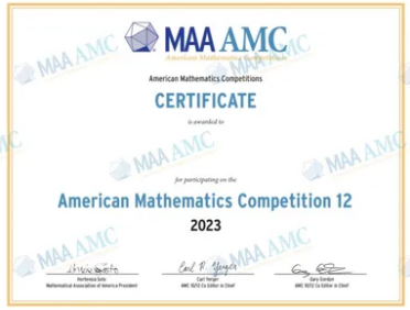 AMC12数学竞赛规则-AMC12奖项设置-AMC12竞赛官网