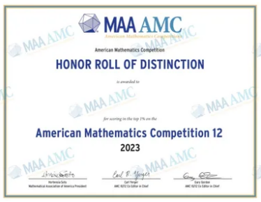 AMC12数学竞赛规则-AMC12奖项设置-AMC12竞赛官网